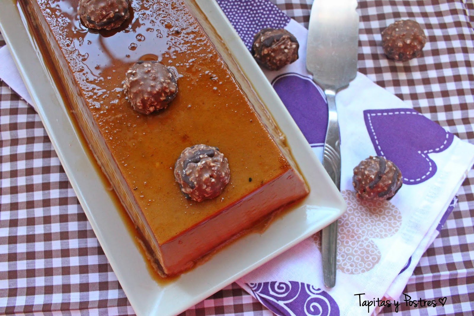 Tapitas y Postres: Flan Ferrero y cumpleblog