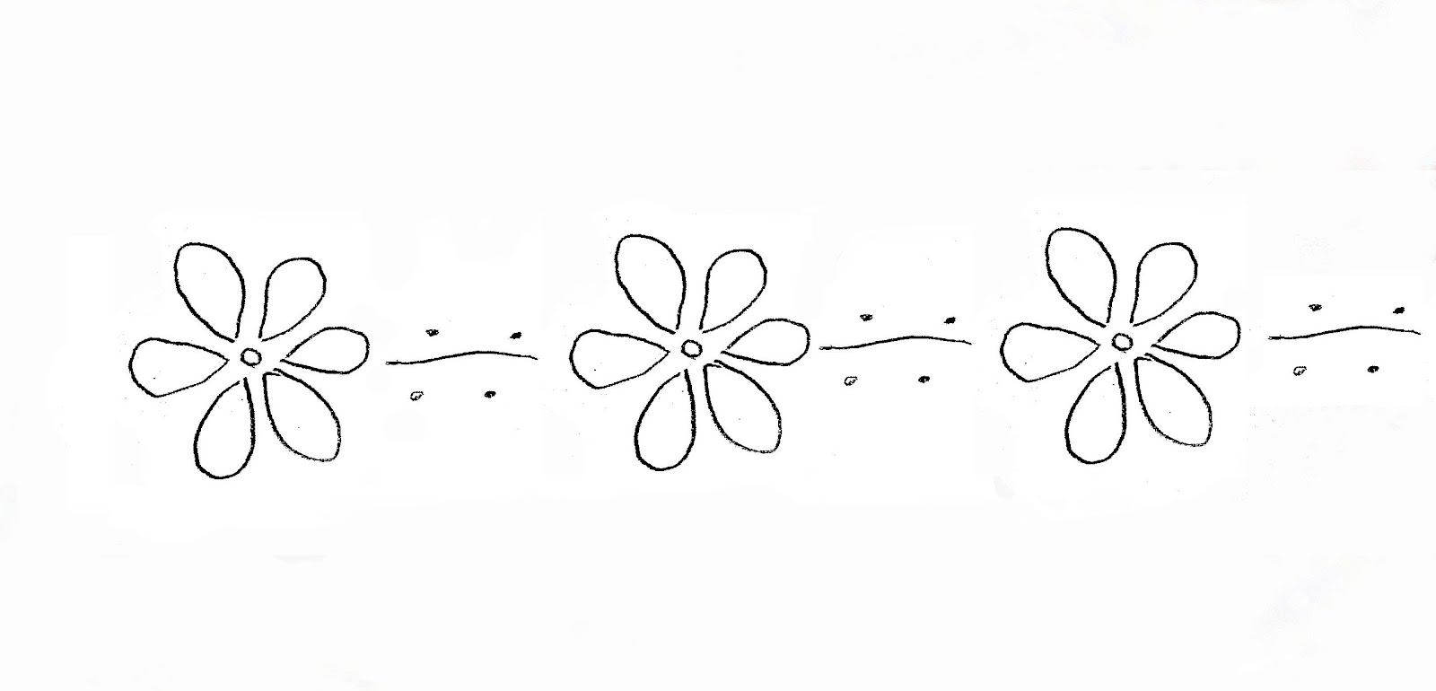 Craft Coaching: A String of Flowers