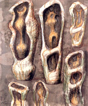 Mine d'Art: HOMMAGE À UN ARTISTE : HENRY MOORE