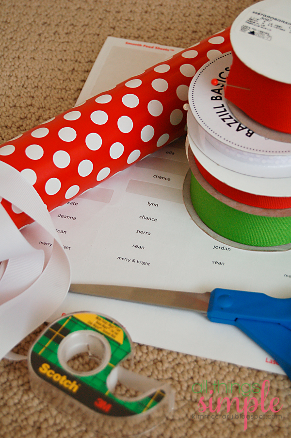 all things simple: the 12 days of [simplifying] Christmas: wrap it up