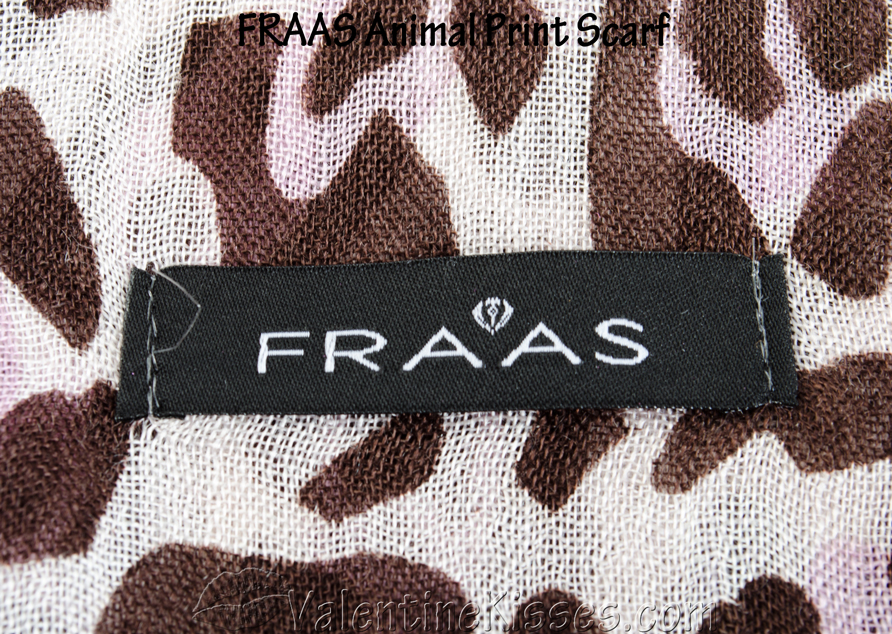 Valentine Kisses: FRAAS Animal Print Scarf - pics, review