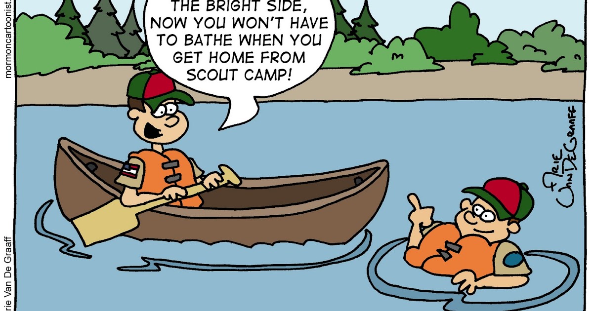 Ward Cartoonist: A Scout is Clean