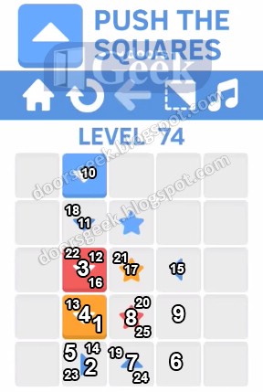 Push The Squares Level 74 ~ Doors Geek