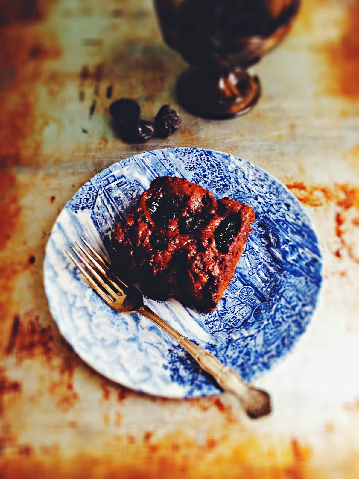 sweetsugarbean: Get Ready: Sticky & Boozy Chocolate Prune Cake