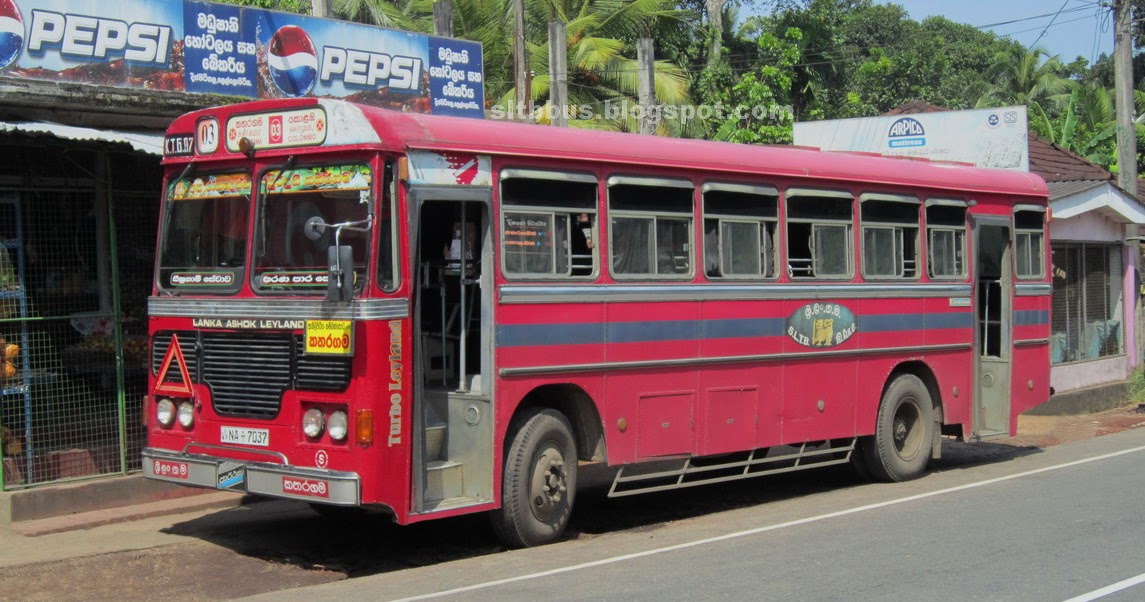 SLTB buses - ශ්‍රී ලංගම බස්: Ruby bodied Ashok Leyland Viking 193 Turbo ...