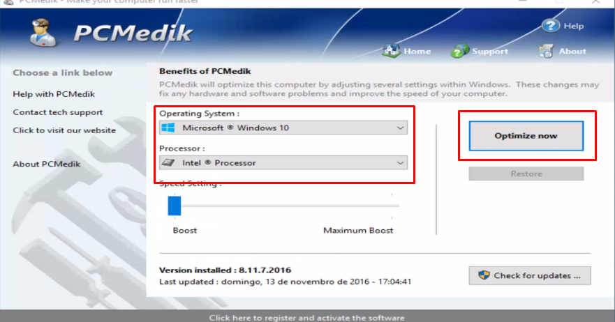 DOWNLOADSDAHORA: OTIMIZE SEU PC COM PCMEDIK