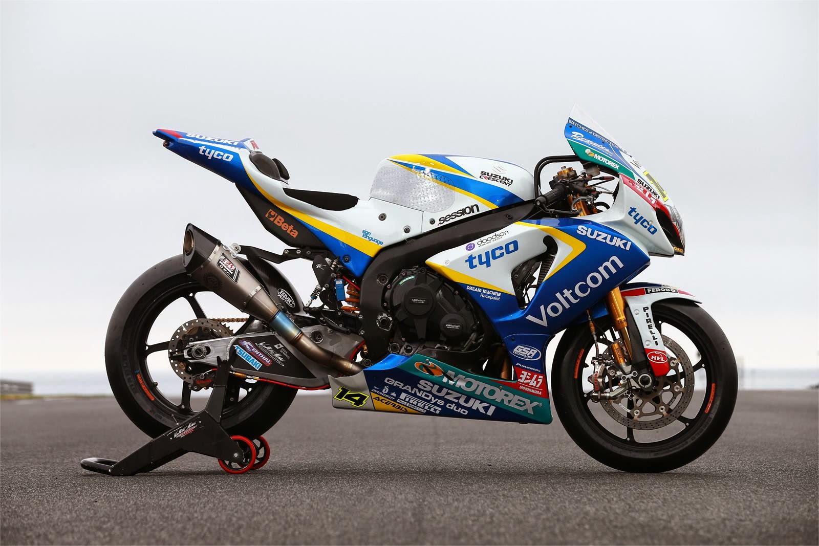 Racing Cafè: Suzuki GSX-R 1000 Team Voltcom Crescent Suzuki WSBK 2015