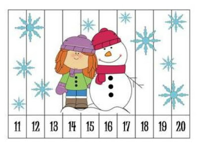 RECURSOS y ACTIVIDADES para Educación Infantil: PUZZLES del INVIERNO