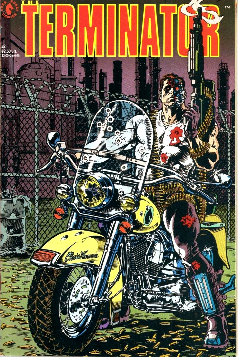 Cap'n's Comics: The Terminator #2 Cover by Chris Warner