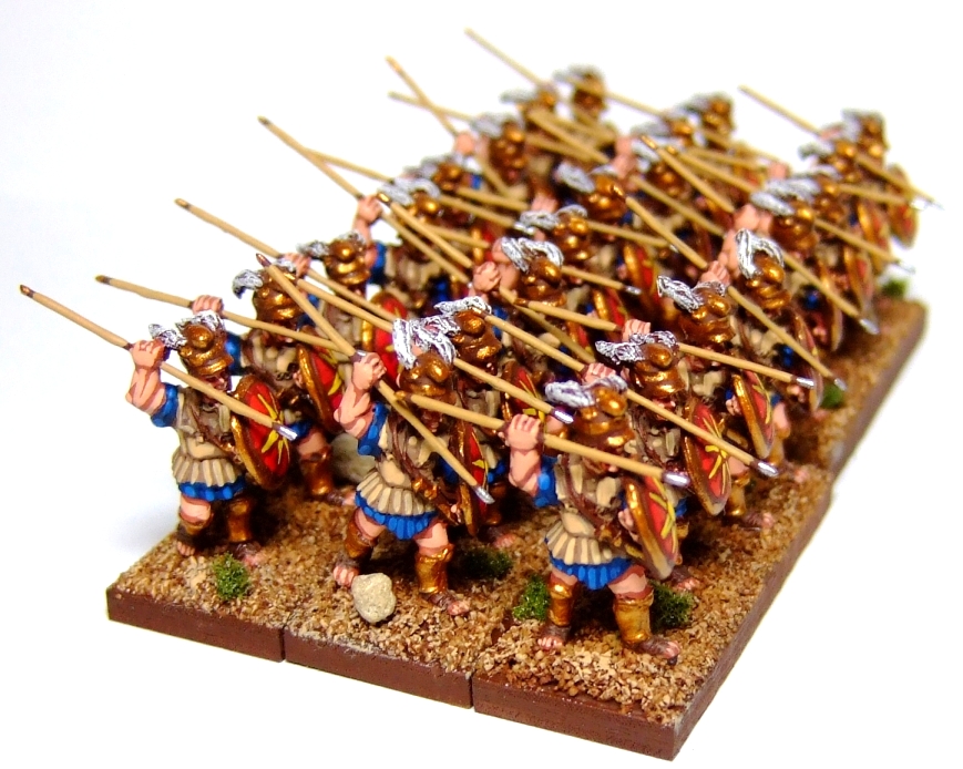 MacPhee's Miniature Men: 15mm Macedonian Hypaspists