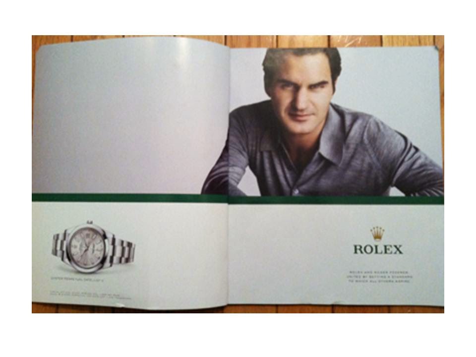 Final Campaign Research: Rolex Previous Magazine Adverts