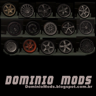 GTA SA/ IV/ ZMODELER Dominio mods: GTA SA - Pack de Rodas Personalizadas