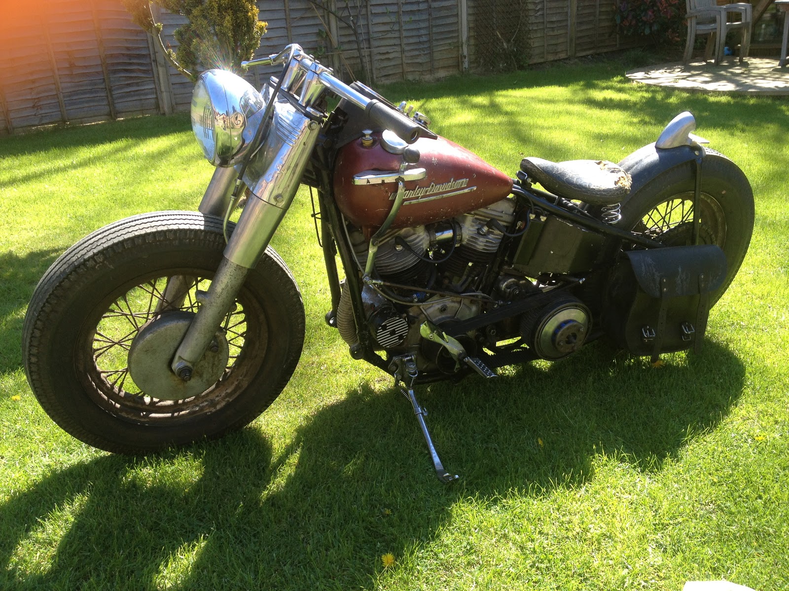 Cyclefools: On The Road! 55 Panhead Bobber