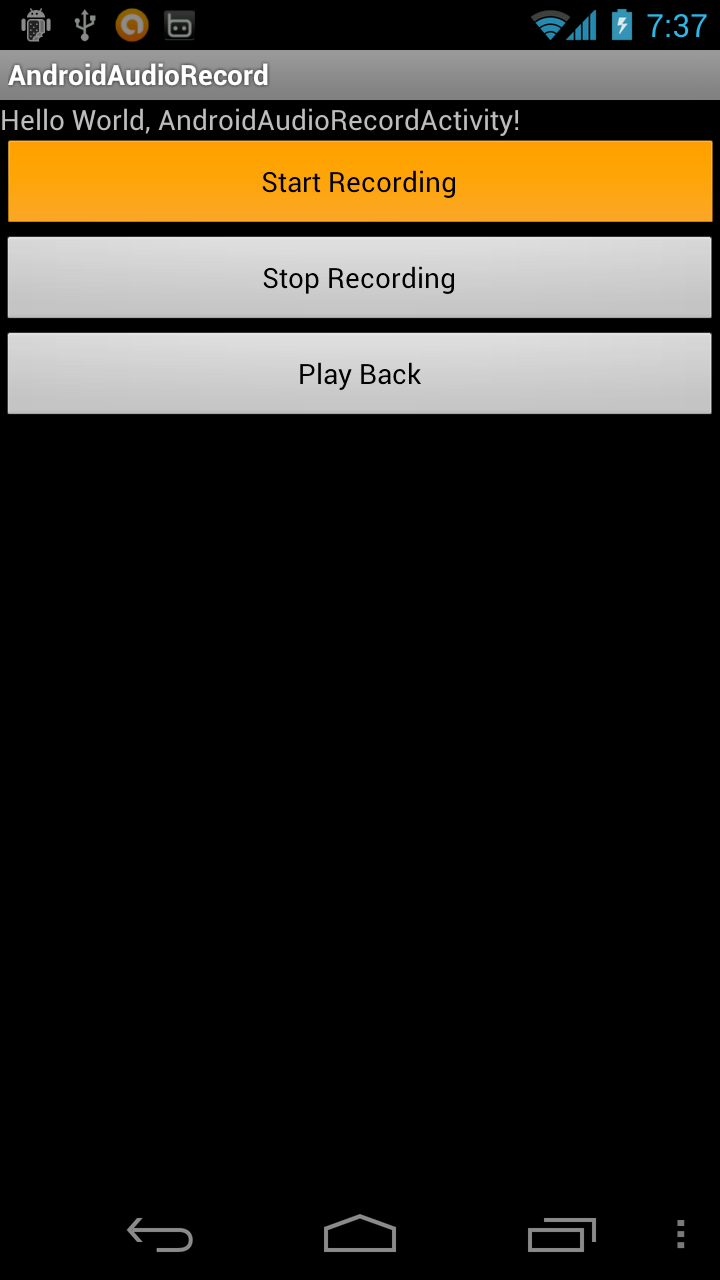 Android Er Audiorecord And Audiotrack