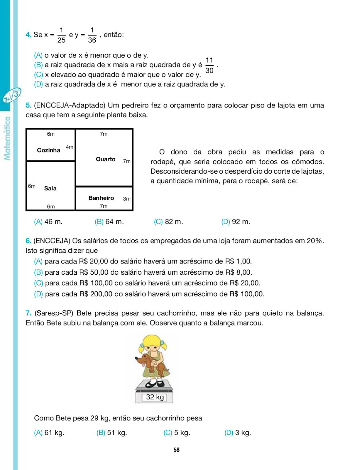 Matematica Prova 6 Ano - BINKEDU