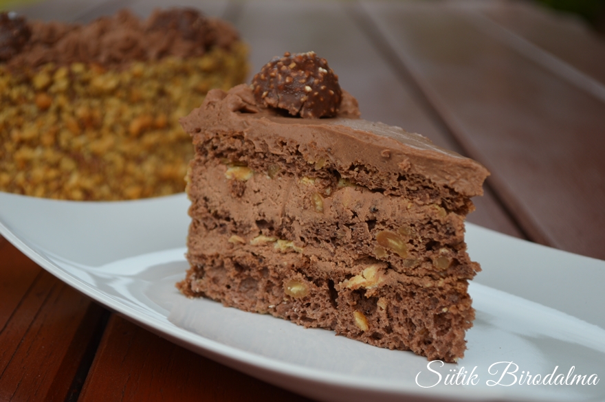 SÜTIK BIRODALMA: Ferrero Rocher torta