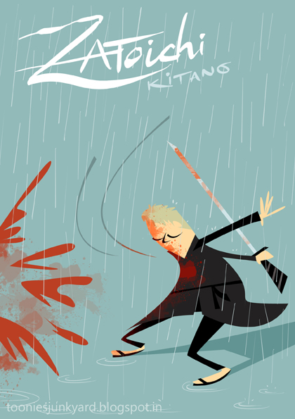 Toonie's Junkyard: Lt. Col Bill Kilgore and Zatoichi posters