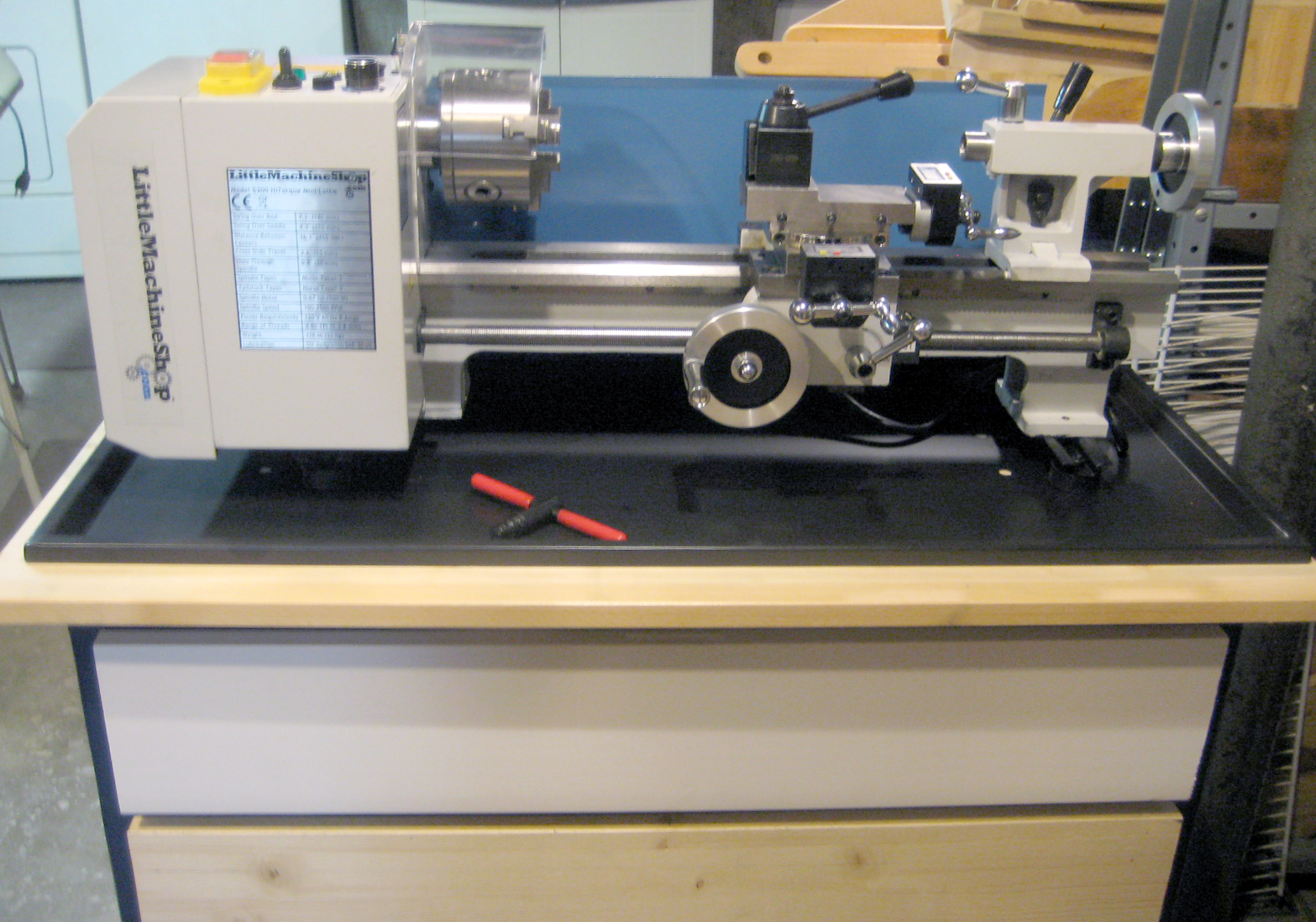 MI Shop Tools Inventions: LittleMachineShop.com Hi-torque Mini Lathe 5200