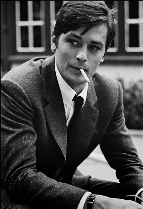 Retro Vintage Mod Style: Alain Delon: Elegant Attitude