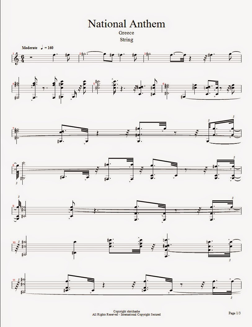 National Anthem: Greece