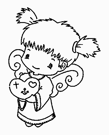 Dibujos y Plantillas para imprimir: Angelitos