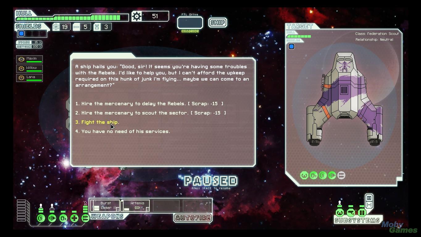 FTL Faster Than Light PC game Review