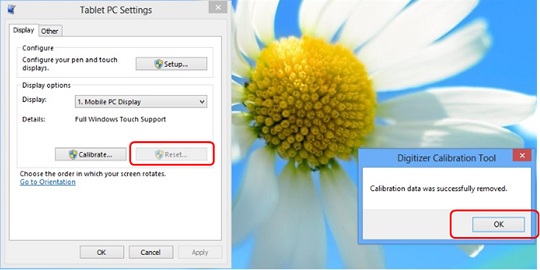 Abnormal Behavior Occurs After Calibrate Touch Screen