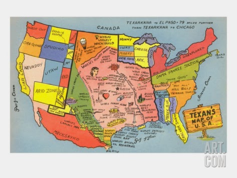 Map Catalog: Propoganda Map of Texas
