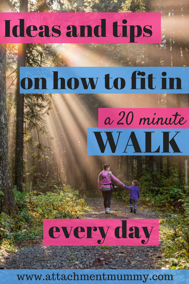 How to Fit a 20 Minute Walk Into Your Day