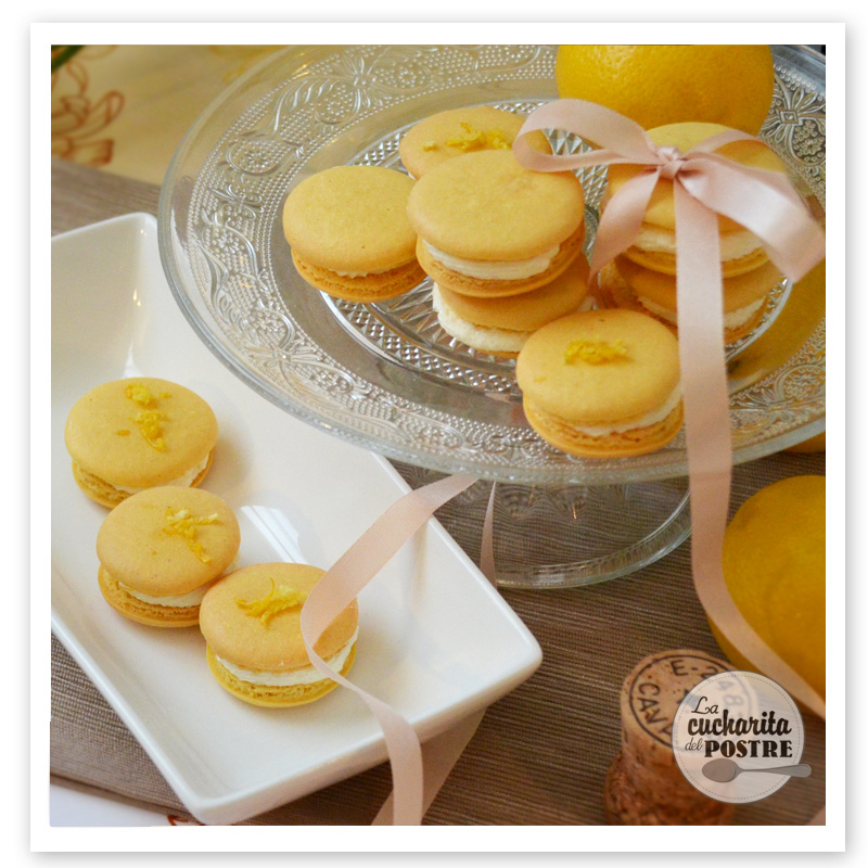 LA CUCHARITA DEL POSTRE: MACARONS DE CAVA Y LIMON / LEMON AND CHAMPAGNE ...