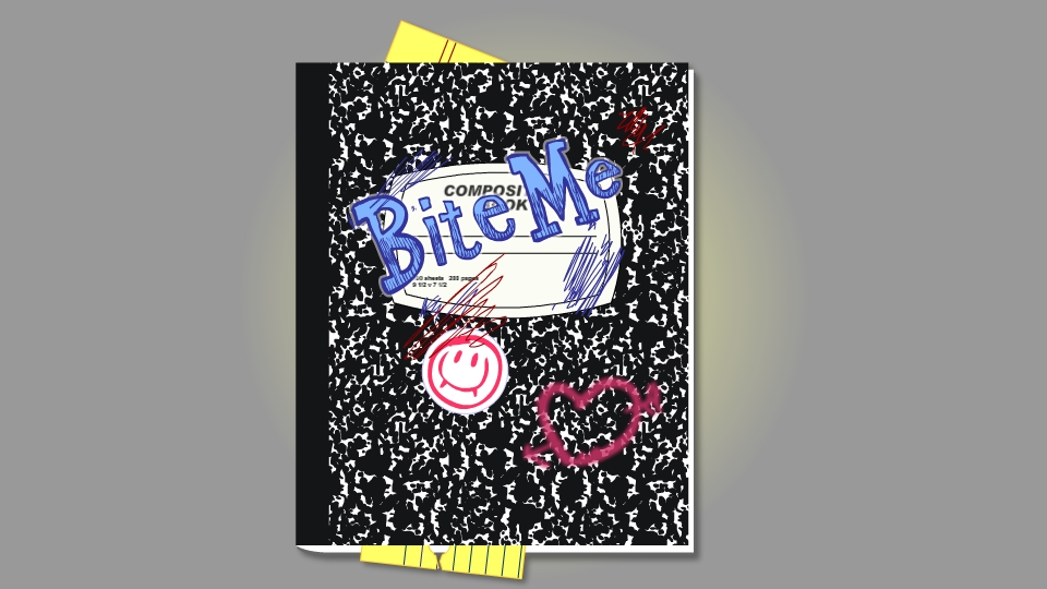 Bite Me,, Concept Art: Bite Me Logo Concept V2