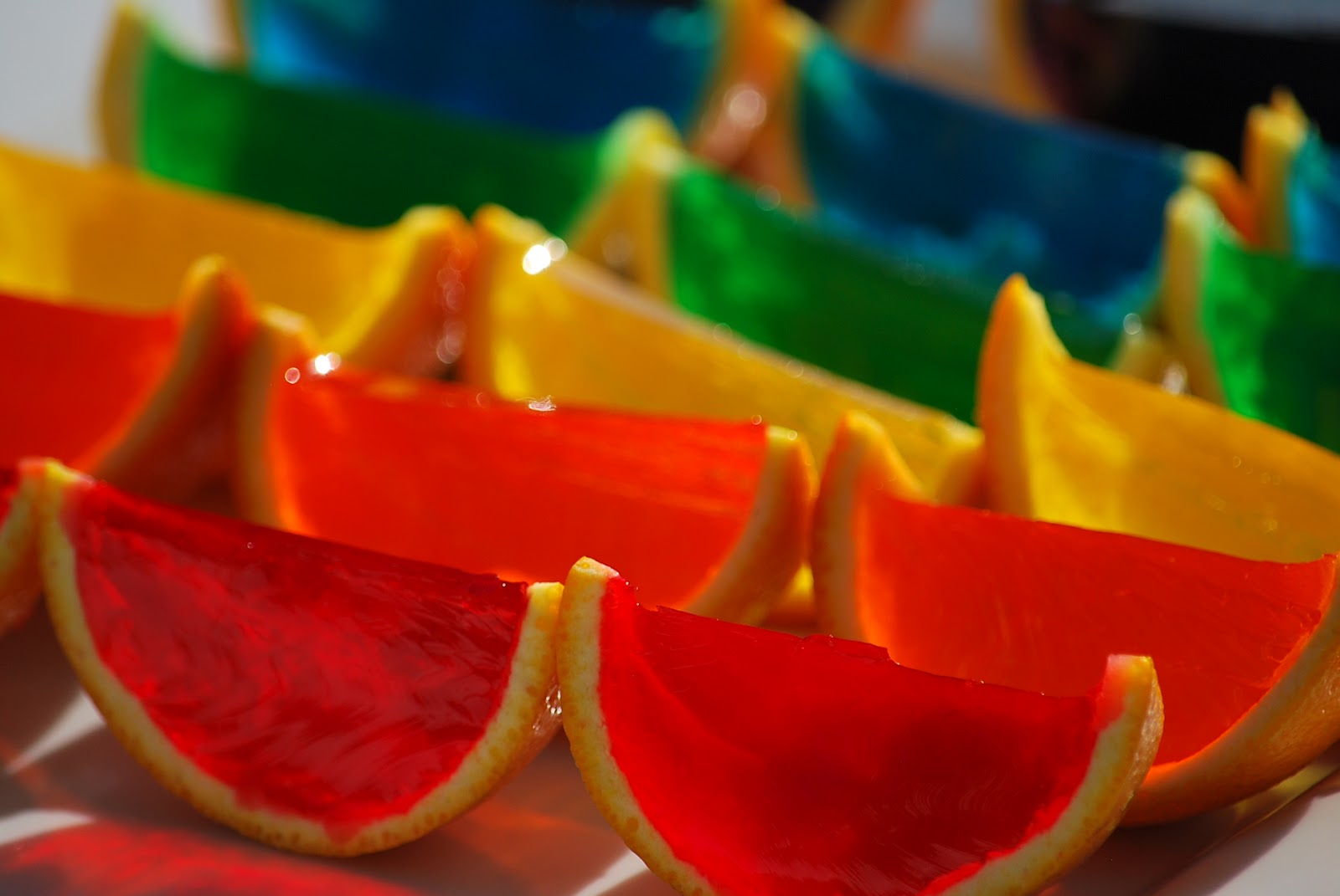My story in recipes: Rainbow Jello Slices