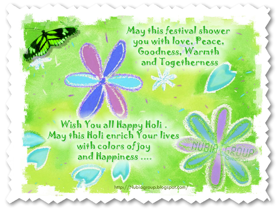 * Nubia_Group e-cards*: HOLI Greetings - for our Indian friends