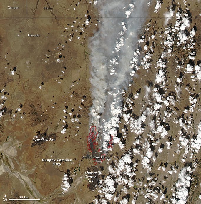 NASA Updates: Dunphy Complex Fires in Nevada