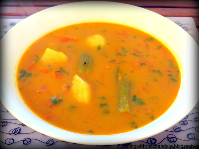 Dining with the Chanders: Besan Curry