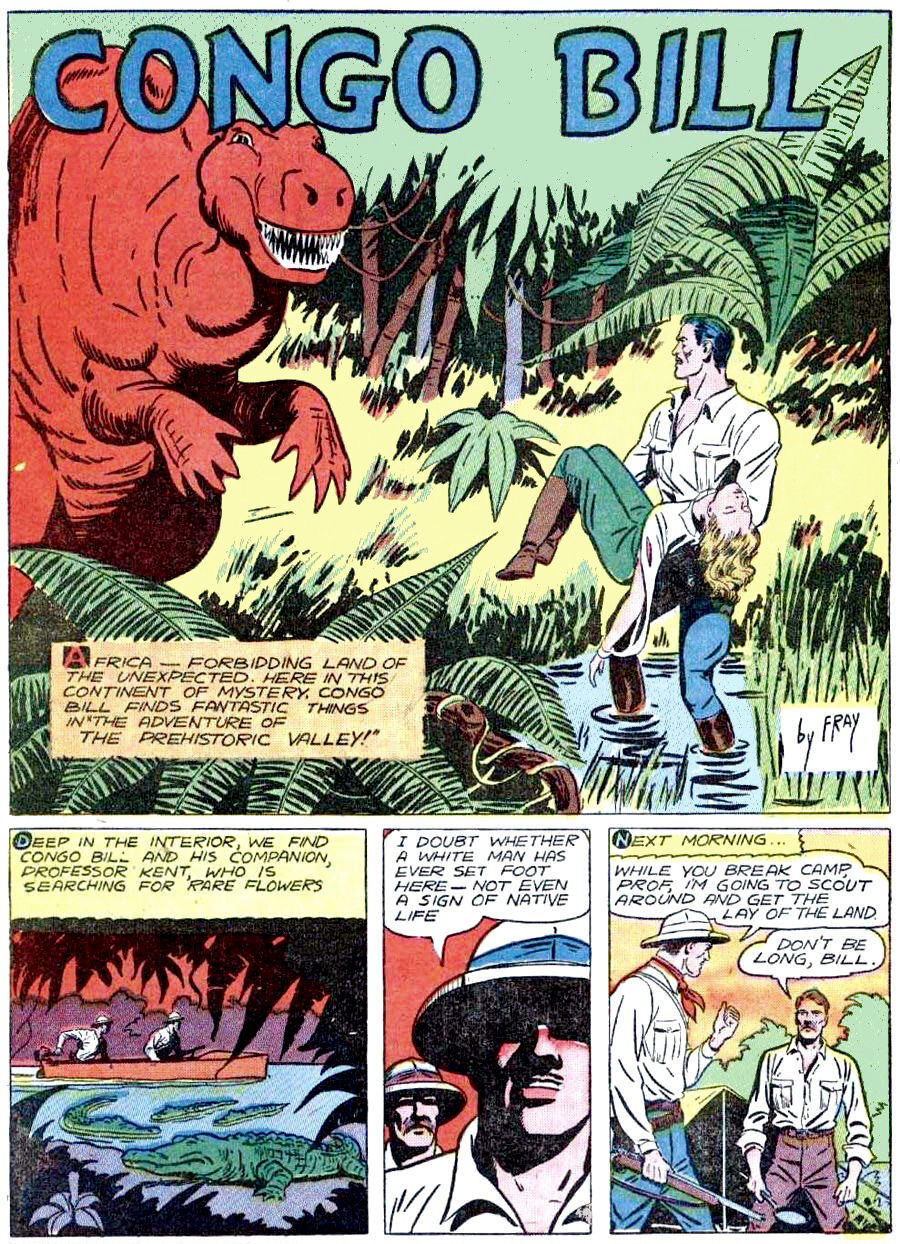 Pappy's Golden Age Comics Blogzine: Number 2156: Congo Bill in the ...