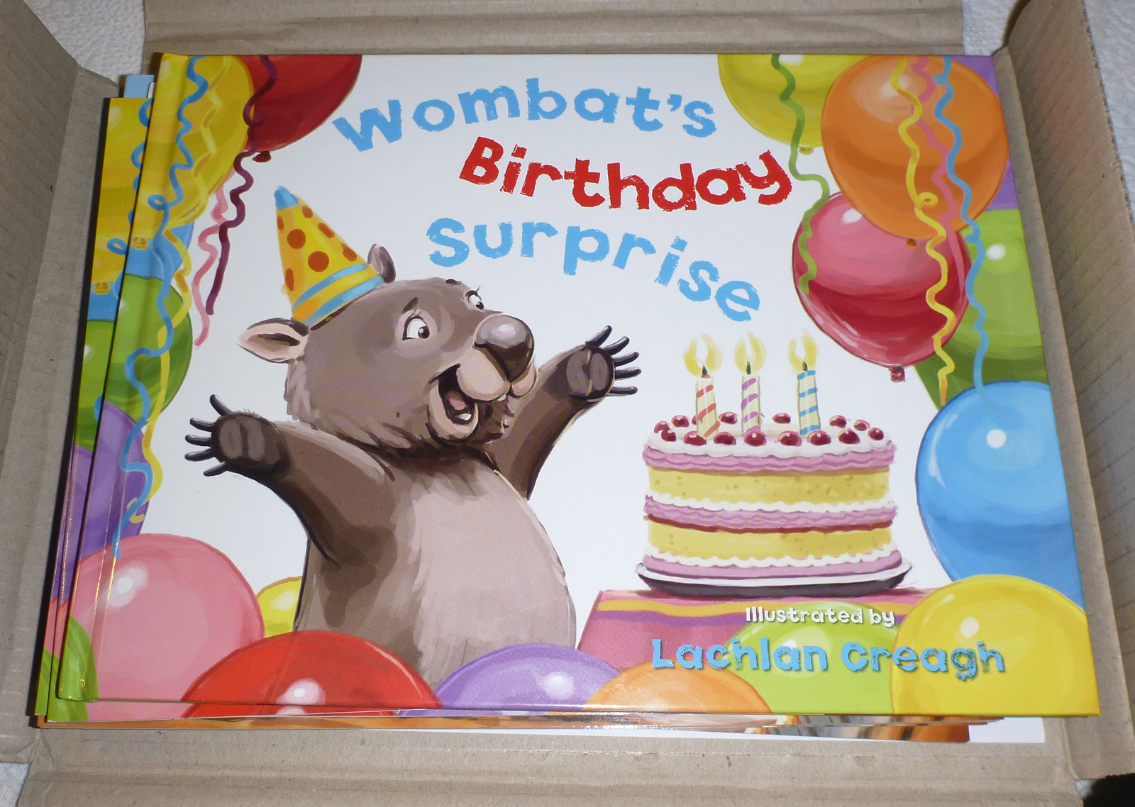 Lach's Free Range: Wombats Birthday Surprise arrives.