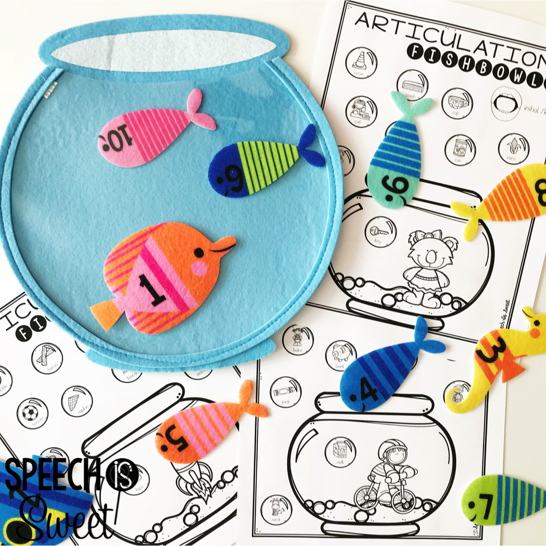 Fish Theme in Speech Therapy - Speech is Sweet