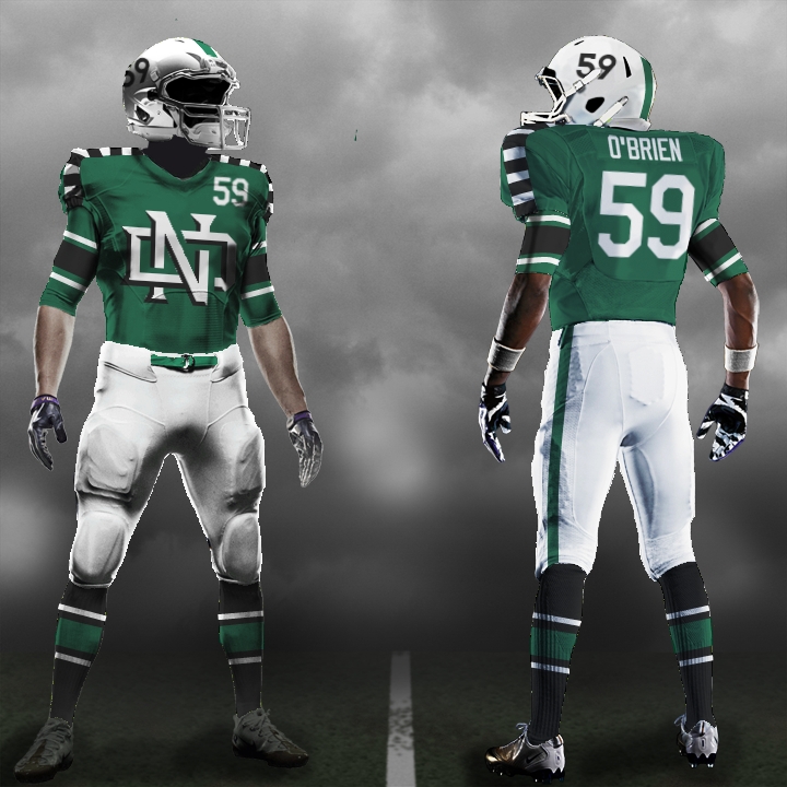 League of Awesomenicity!: Letter Fronted Football Uniforms - My take!
