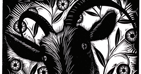 Black and White: Lino Prints by Harris