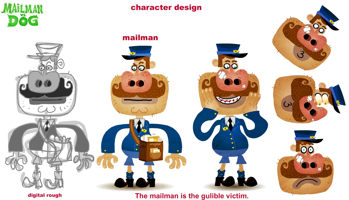 Super-Macho Blogo!!!: MAD - The Mailman vs Dog Trilogy