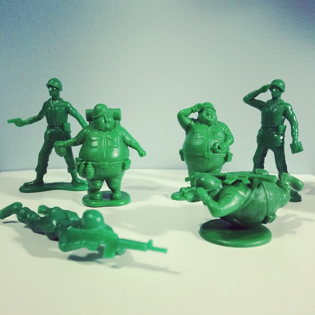 Inspiração usando Army Man