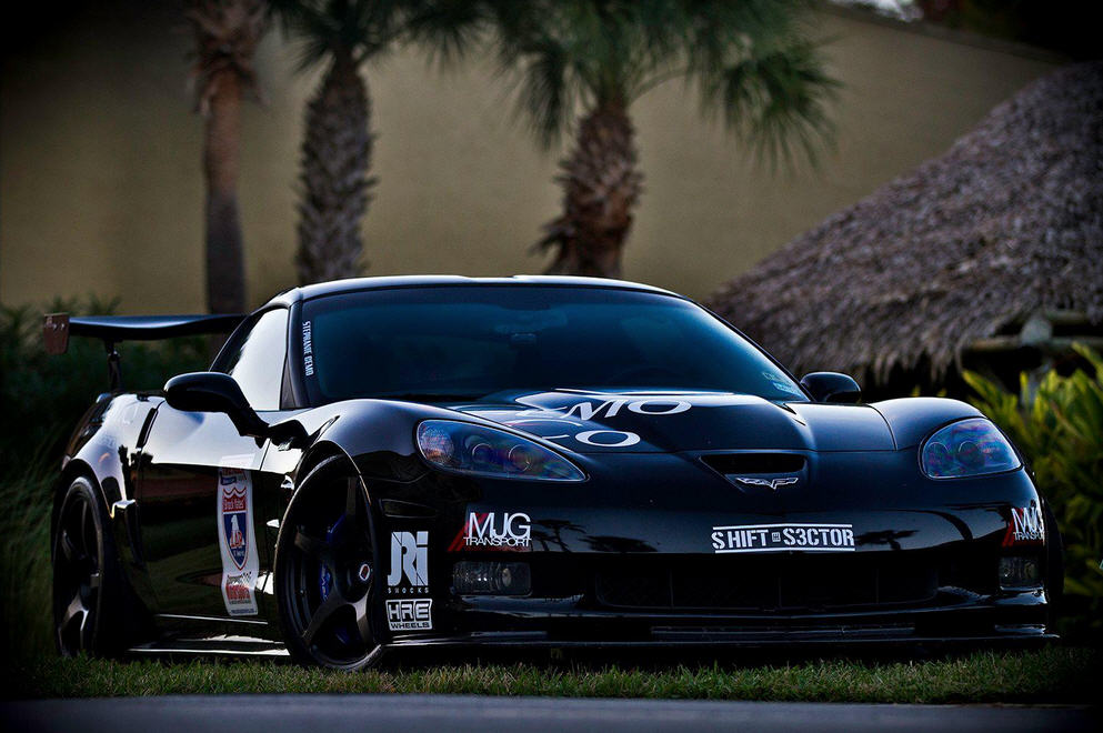Fast is fast...: Zo6 track day car.