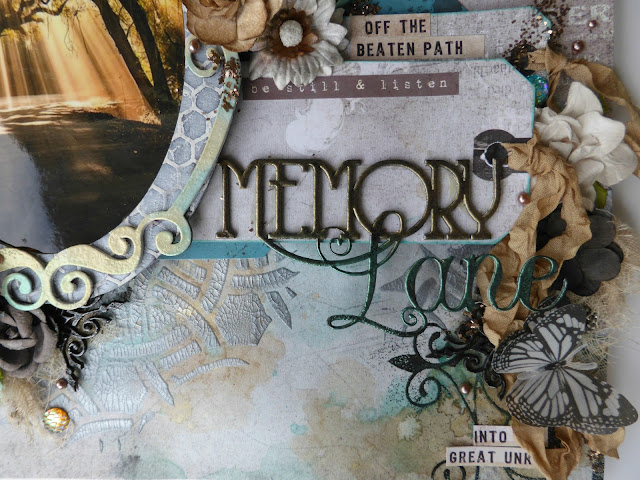 My Scrappin Spot: Memory Lane Layout and Card for Scrap FX