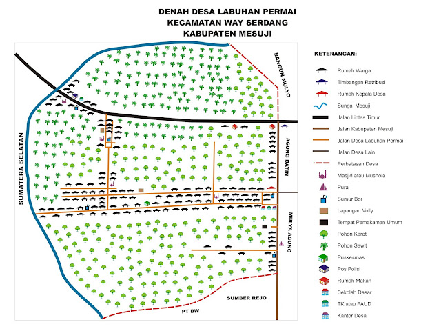 Denah Desa Labuhan Permai - Desa Labuhan Permai