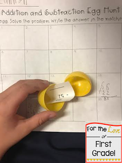 For the Love of First Grade: Grab the Egg FREEBIE