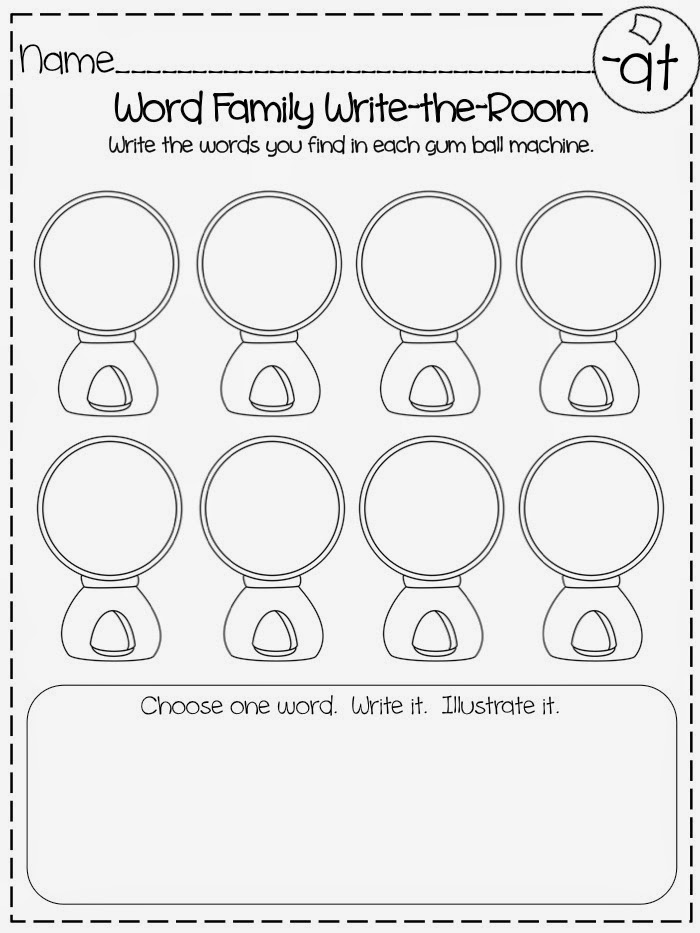 Classroom Freebies Too: Word Family Fun!