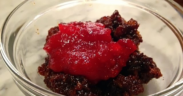 A Cake Bakes in Brooklyn: Holiday Plum Pudding with Crimson Sauce