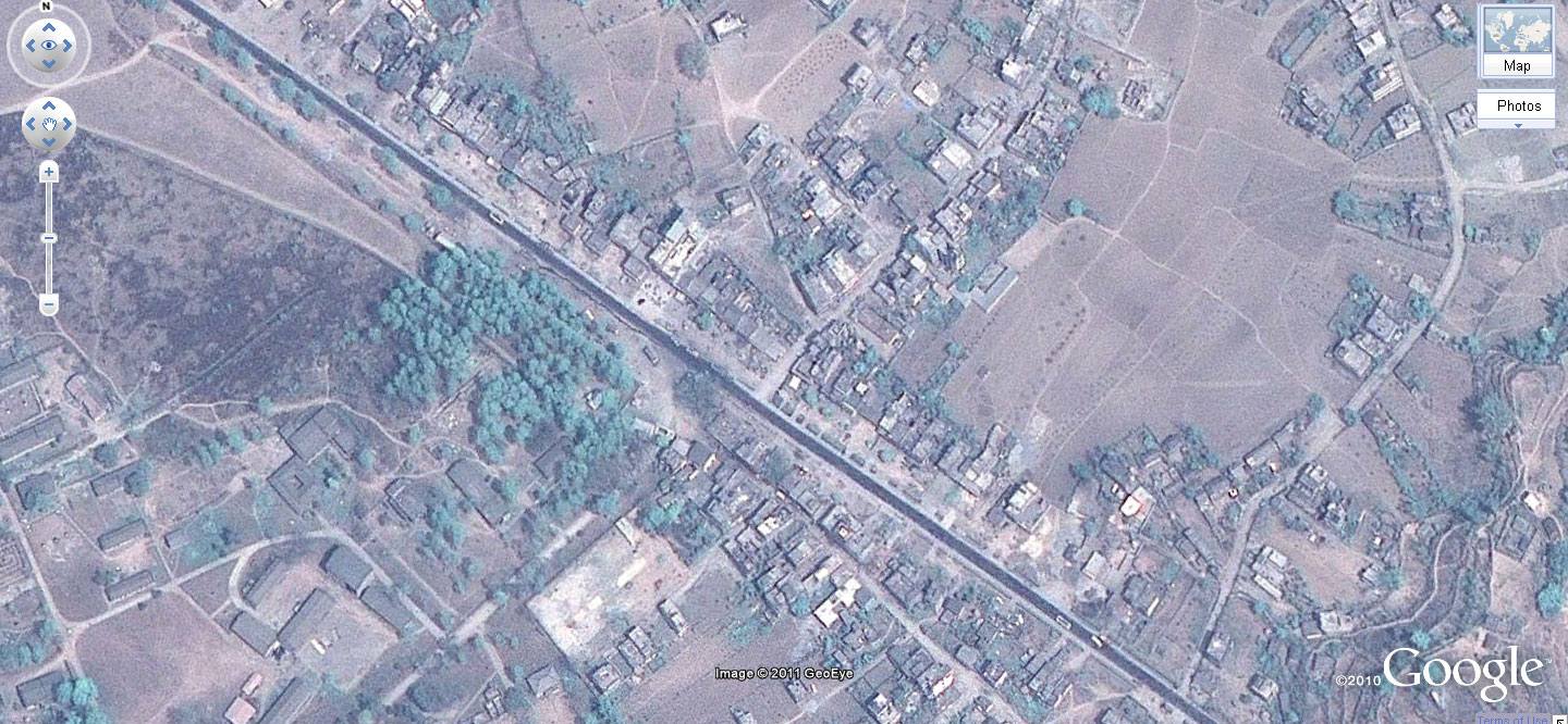 Namaste Tanahun: Satellite View of Khairenitar Tanahun