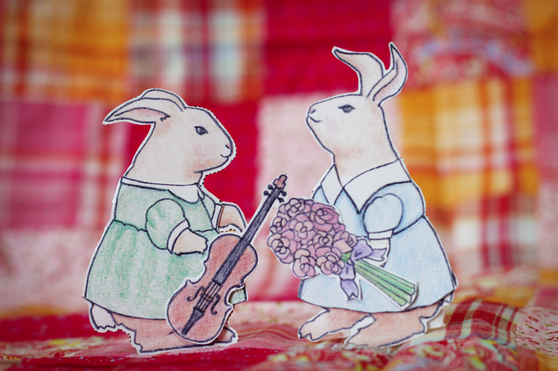 BeccaMarie Designs: Printable Rabbit Family Paper Dolls!